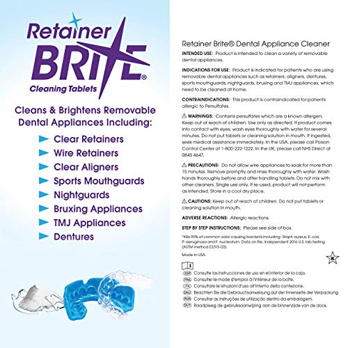 Retainer Brite Retainer brite -6 months supply- 2 boxes pack -192 tabletsĀ , 192 Count