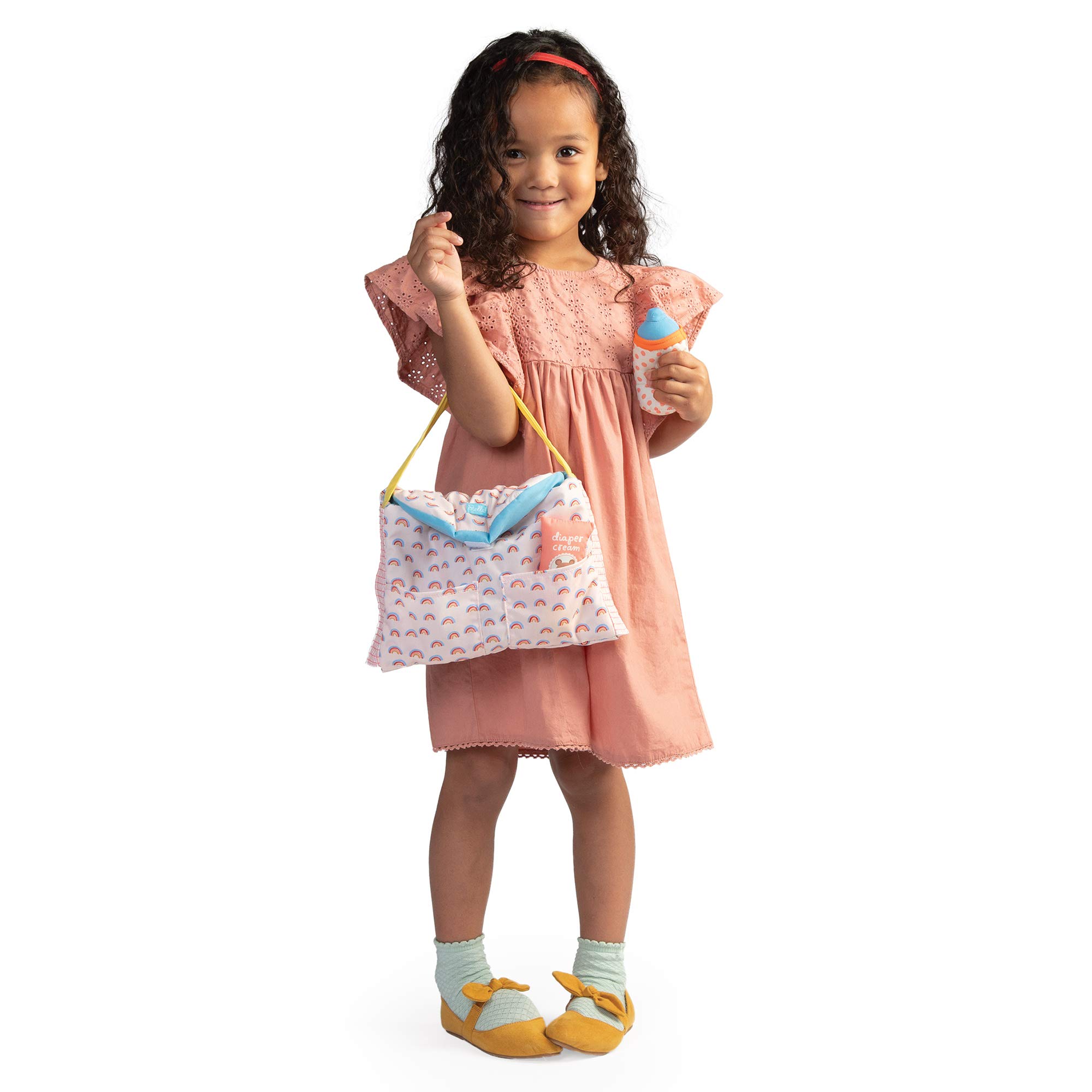 Manhattan Toy Stella Collection 11-Piece Baby Doll Diaper Bag Changing Mat Combo Set for 12" and 15" Soft Dolls