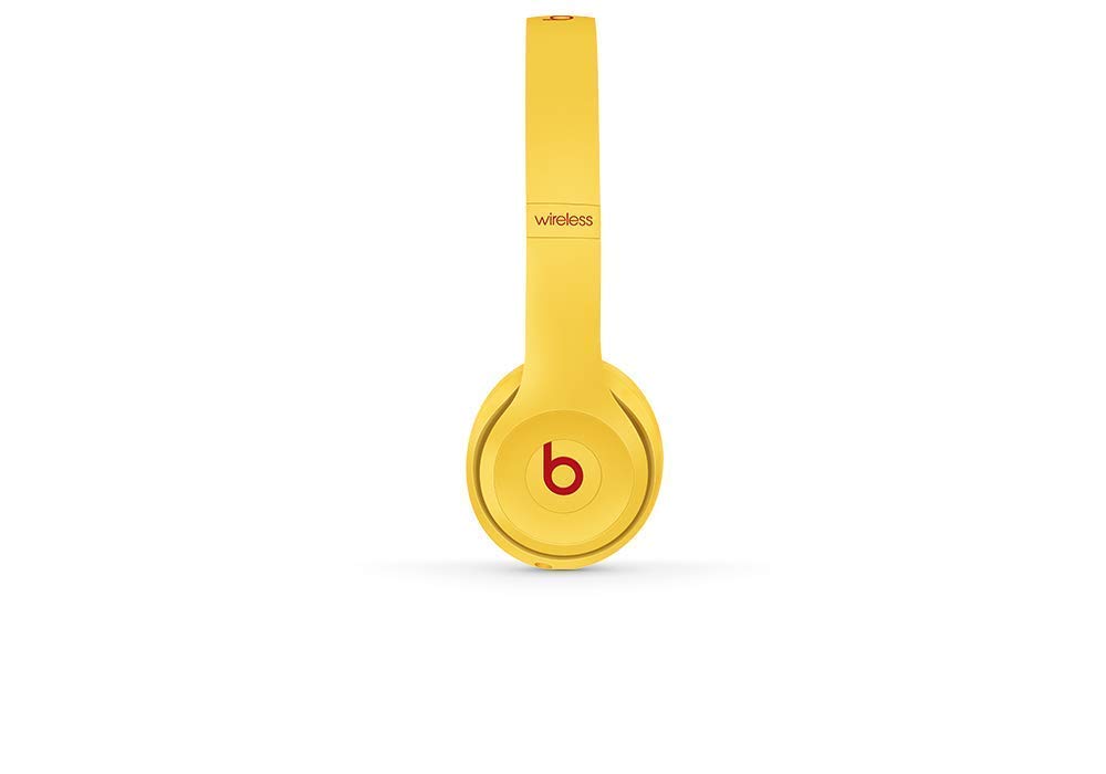 Beats Solo3 Wireless On-Ear Headphones Club Collection � Club Yellow (Renewed)