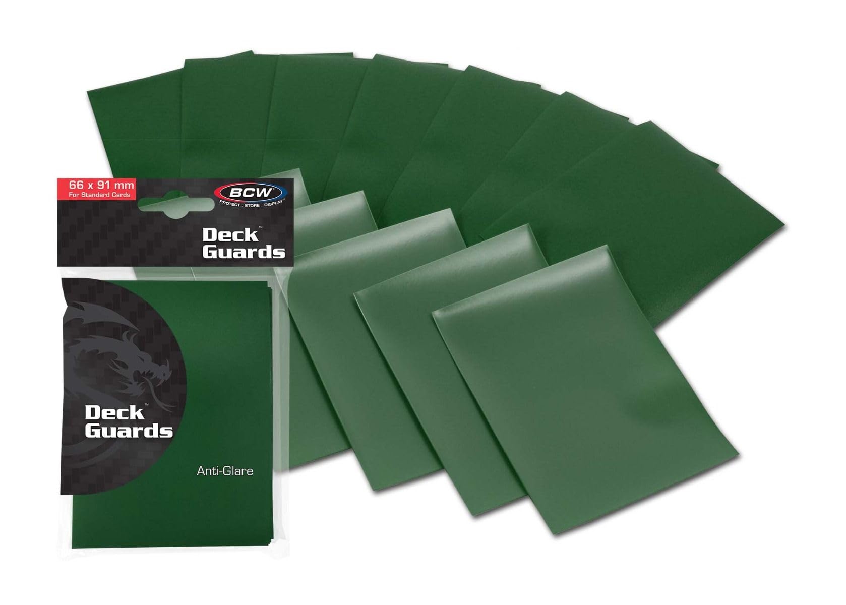BCW Double Matte Deck Guard Color Combo Pack - 250 Count 5 Color Combo Double Matte Premium Deck Guard Card Sleeves for Trading Cards, Collectable Gaming Cards, MTG cards, L5R, TCG, Basketball, Rugby