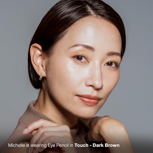 Mineral Fusion Eye Pencil, Dark Brown Eyeliner with Soothing Chamomile, Meadowfoam & Vitamin E, Velvety Smooth, Hypoallergenic Eye Makeup to Line & Define, Long-Lasting Eyeliner Pencil, Touch, 0.04 Oz
