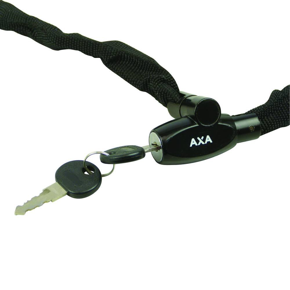 AXA Rigid Black Bike Chain Lock - Black, 1200 mm x 3.5 mm