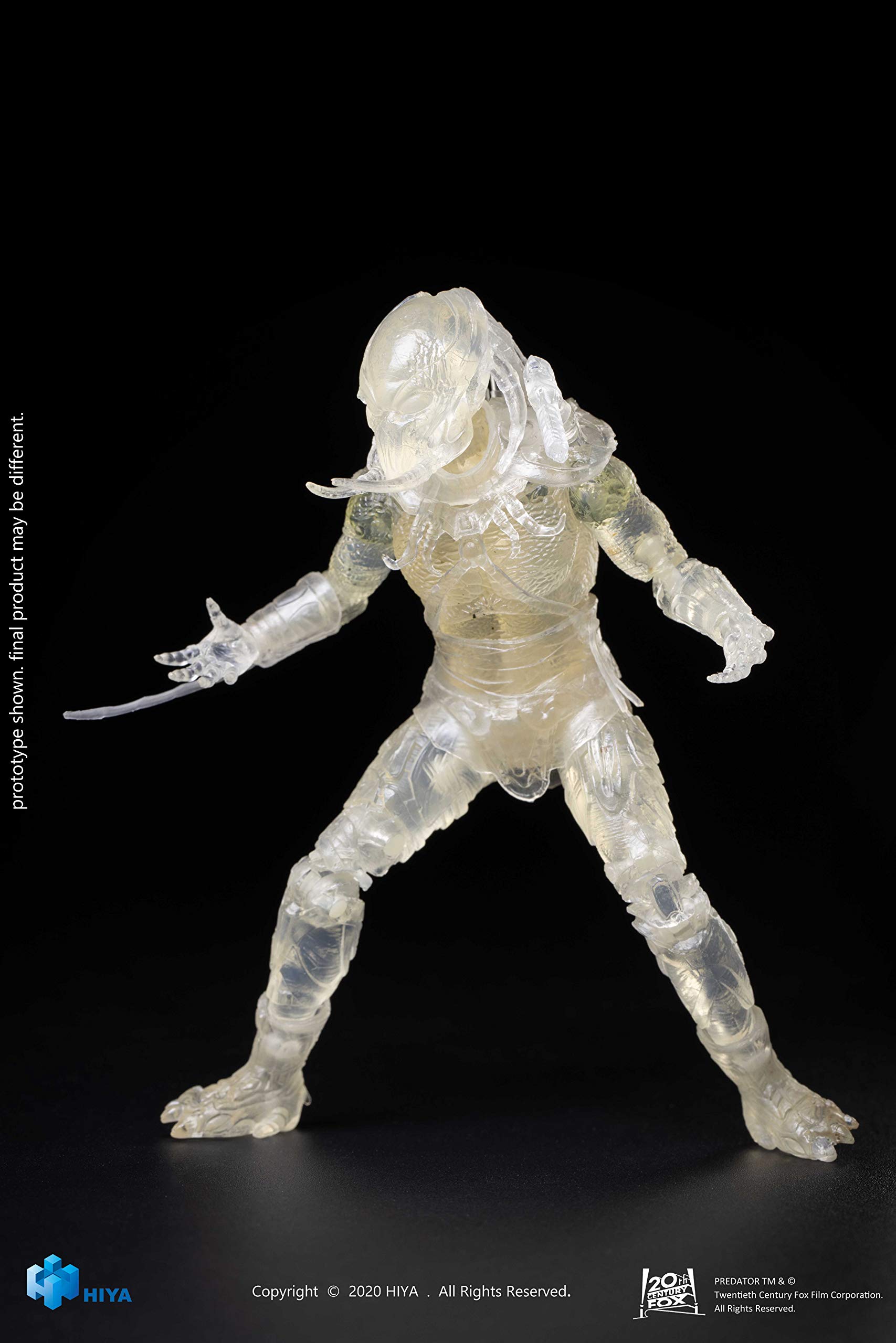 Hiya Toys Predators: Invisible Tracker Predator 1:18 Scale Action Figure, Multicolor