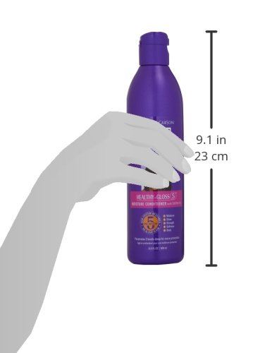 SoftSheen-Carson Dark and Lovely Healthy-Gloss 5 Moisture Shampoo with Satin Oil, 13.5 fl oz