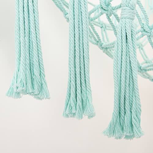 Stuffed Animal Net or Hammock Hanging- Macrame Toy Hammock Stuff Animals Storage Large Corner Plush Toys Net Holder for Boho Nursery, Playroom, Kids Bedroom Organizer