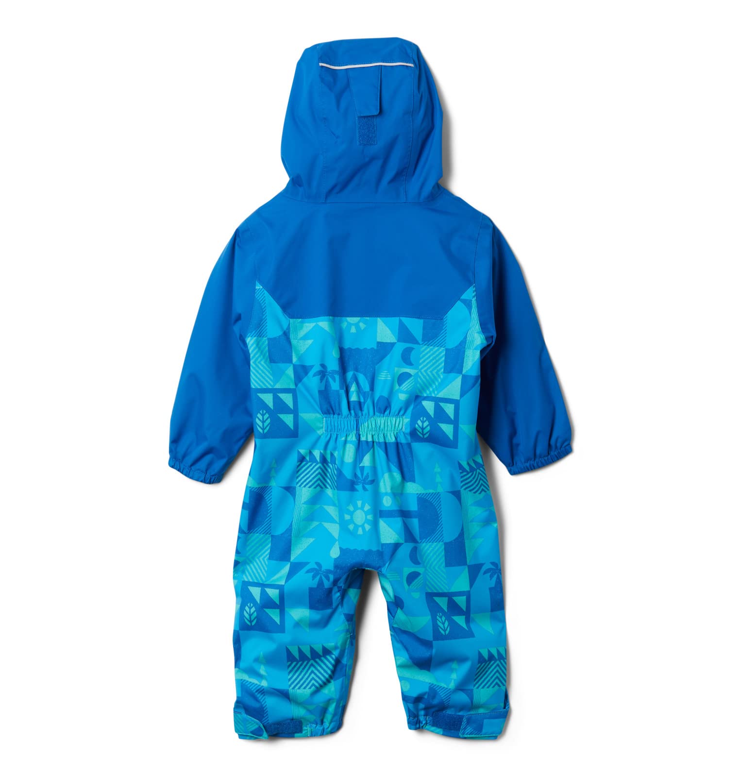 Columbia Toddler Unisex Critter Jitters II Rain Suit, Bright Aqua Quest/Bright Indigo, 2T