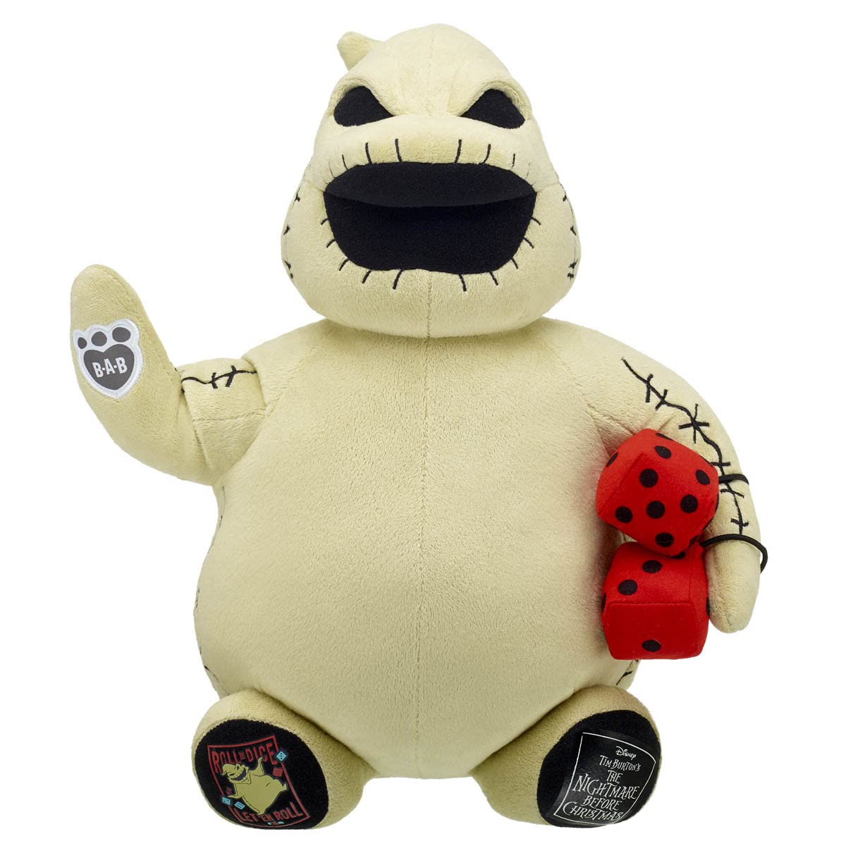 Build-a-Bear Workshop Online Exclusive Disney Tim Burton's The Nightmare Before Christmas Tan Oogie Boogie