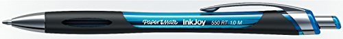 Paper Mate InkJoy 550RT Retractable Ballpoint Pens, Medium Point, Blue, Box of 12 (1951344)