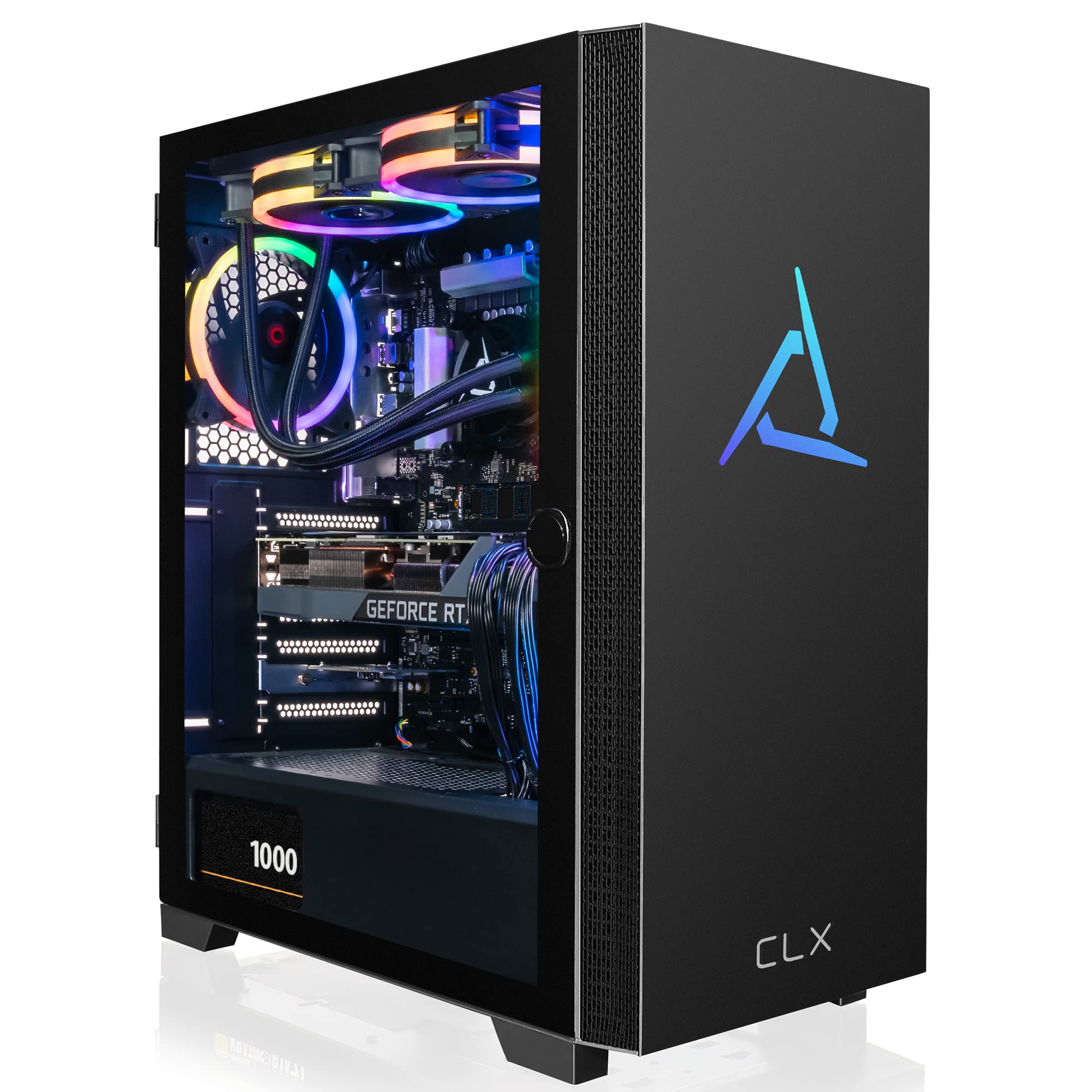 CLX Set Gaming PC - Intel Core i7 13700KF 3.4GHz, GeForce RTX 4090, 1TB NVMe M.2 SSD, 4TB HDD, 32GB DDR5 RGB Memory, 240mm AIO, WiFi, Windows 11 Home, Black