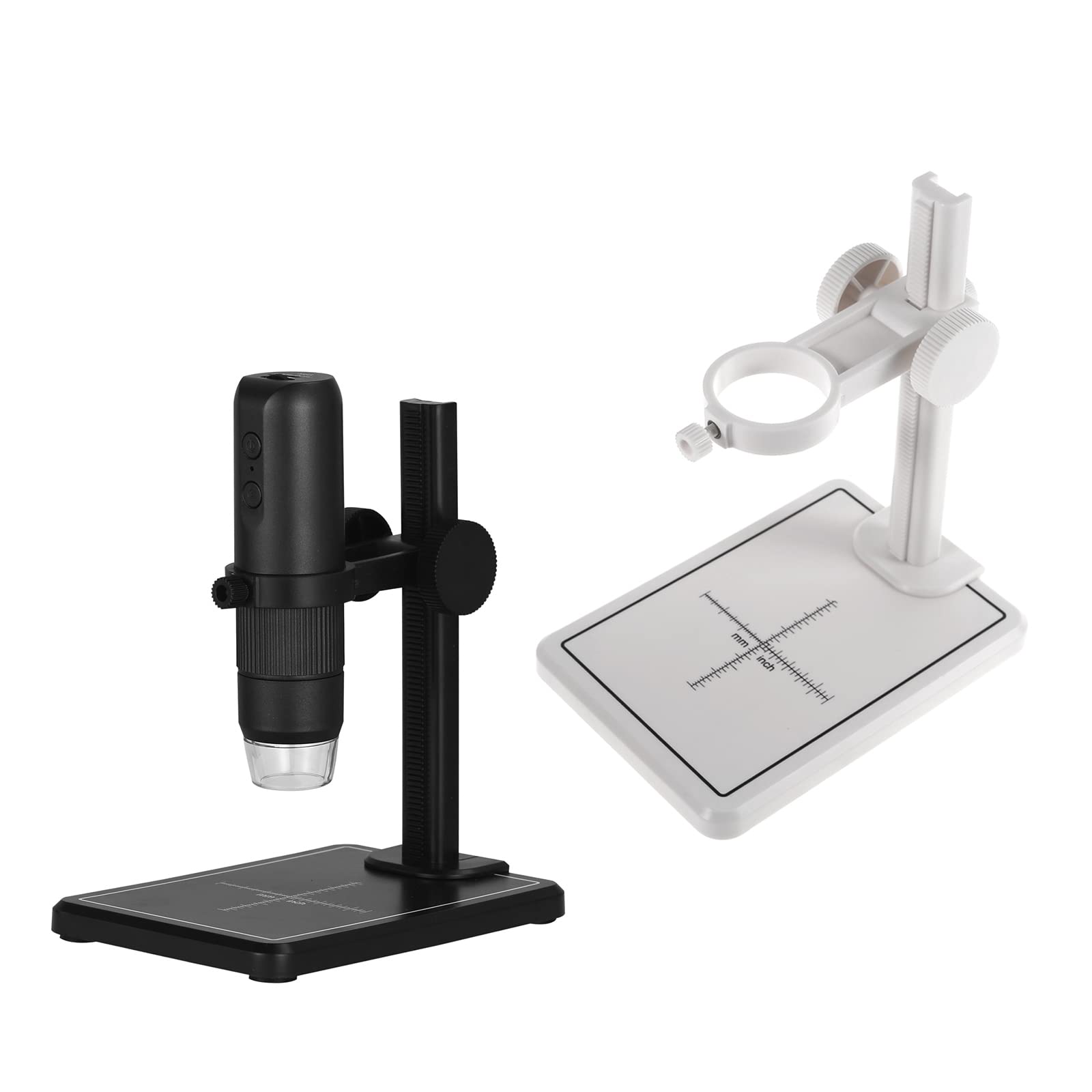 BELOWSYALER Plastic Adjustable Base Stand Holder Desktop Support Bracket for USB Digital Microscope Magnifier Camera