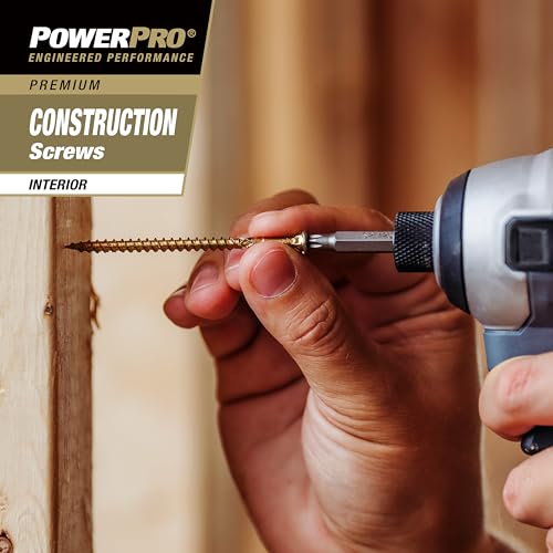 Power Pro Premium Interior Construction Screws (#8 x 1-3/4") - 1lb Box