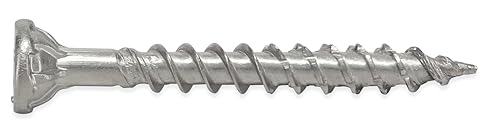 Power Pro Premium 305 Stainless Steel Wood Screws (#8 x 1-3/4") - 1lb Box