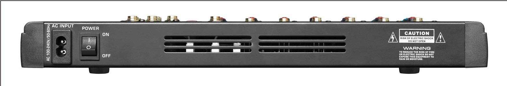 Audio2000'S AMX7343 Eight-Channel Audio Mixer with USB Interface and Sound Effect