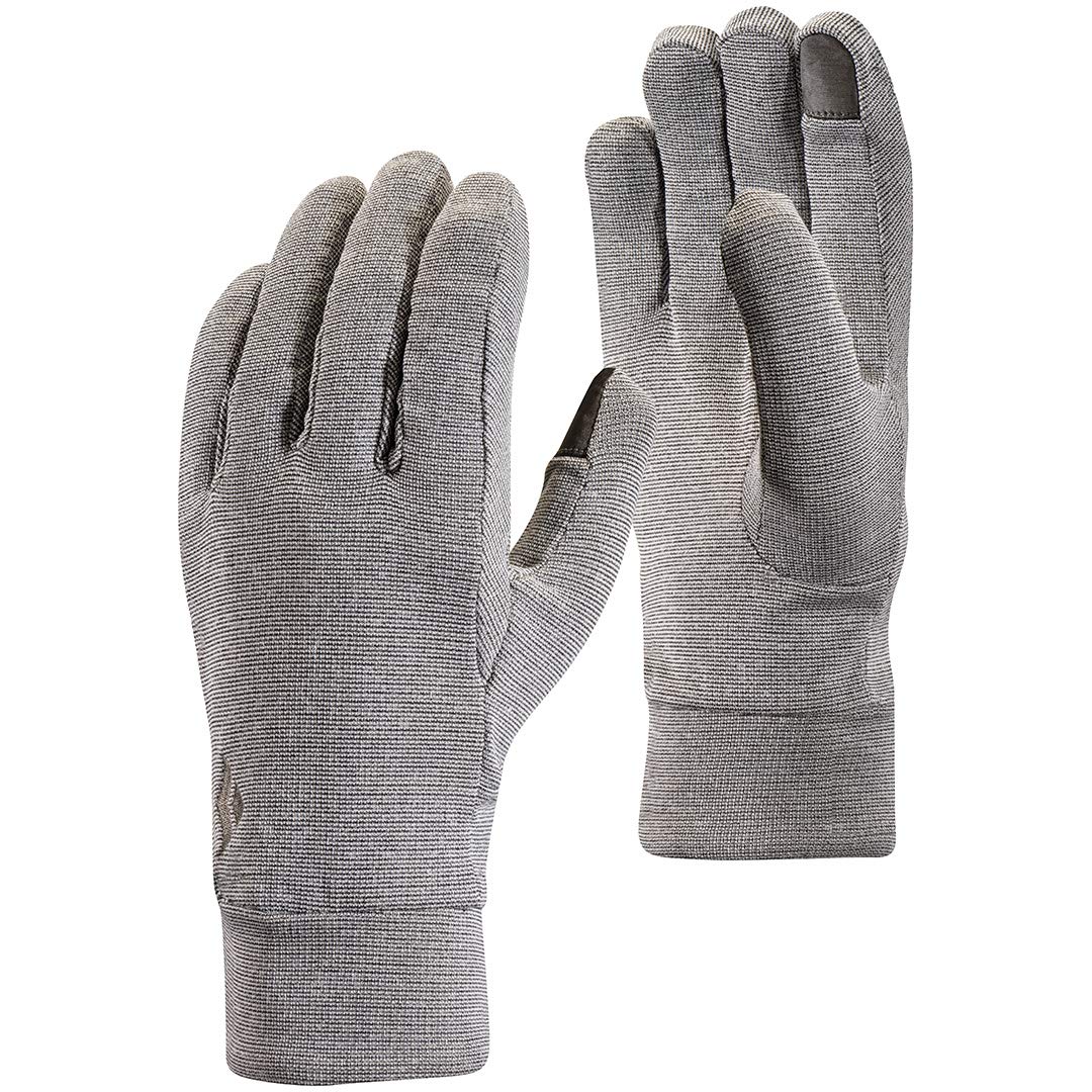 Black Diamond BD801047SLATXL_1 Lightweight Wooltech Gloves, Slate, X-Large