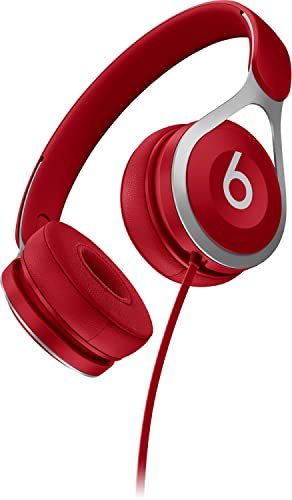 EP On-Ear Wired Headphones with Inline Remote and Microphone Bundle with Carrying Case (Red)