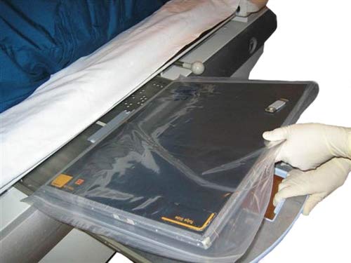 Colortrieve X-Ray Cassette/Receptor Cover - 16" x 19" Zip Top Bag, Fits 14x17" Cassette, 4 mil, Box of 250