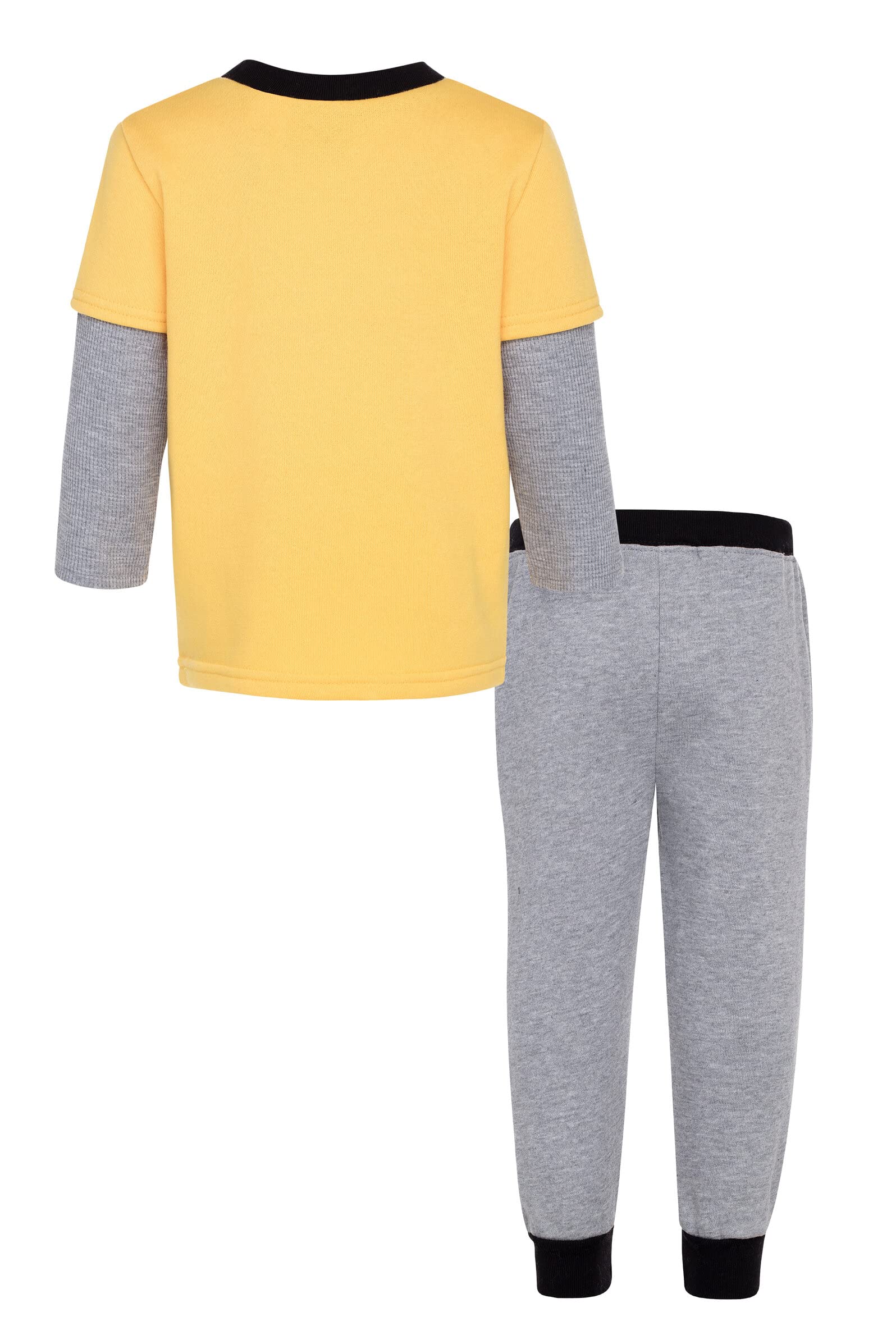 Batman Baby Boys Long Sleeve Fleece T-Shirt & Jogger Pants Set 6-9 Months