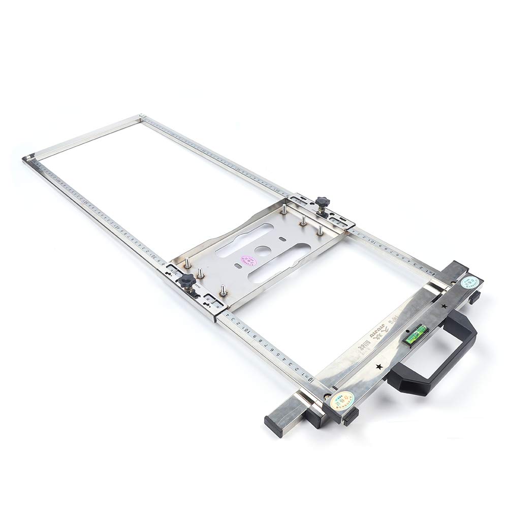 Edge Guide Positioning Cutting Board Tool Electricity Circular Saw Trimmer Machine Stainless Steel Edge Guide Positioning Cutting Board Multi-function Electricity Circular Saw Trimmer Machine