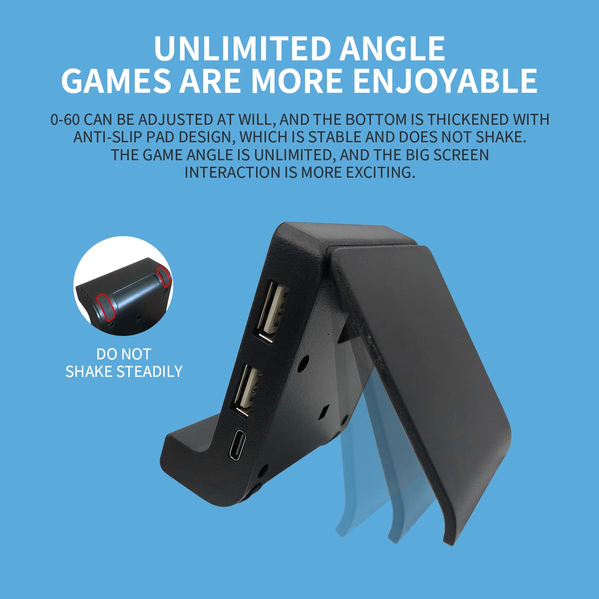 Coiorvis Switch Dock Station Portable TV Docking Station for Nintendo Switch with HDMI and USB 3.0 Port Support Switch TV Dock Mode and Switch OLED Mode Black