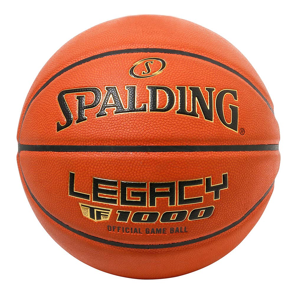 Spalding TF-1000 JBA Legacy Basketball No. 5 Ball, Official Ball, Brown Basketball Basket
