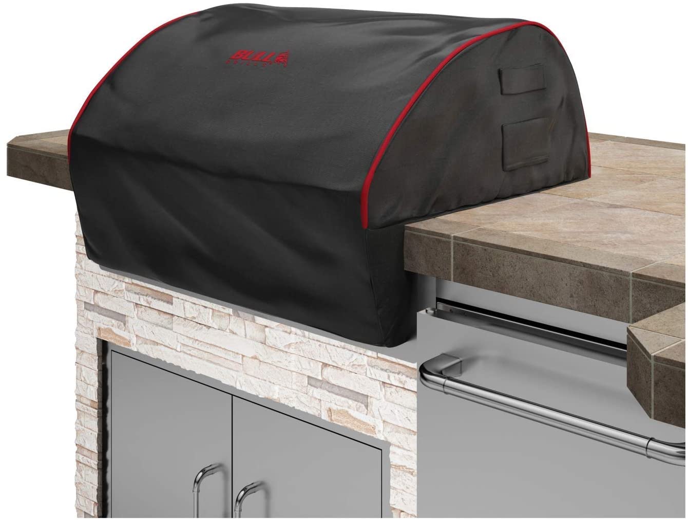 BULL GRILLS The Angus 30" Propane Gas Grill Package-Includes Refrigerator, Single Side Burner, FREE Cover, Double Drawer combo & 5-1 BBQ Tool - FREE Bio-Ethanol Table-top Fire pit