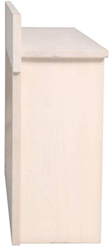 Pennsylvania Woodworks Extra Large Wall Clothes Drying Rack ~ Heavy Duty Solid Maple Hardwood, Folding, Collapses to 35" x 20" x 8", Hand Built in USA, Unfinished