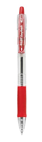 PILOT EasyTouch Refillable & Retractable Ballpoint Pens, Medium Point, Red Ink, 12-Pack (32222)