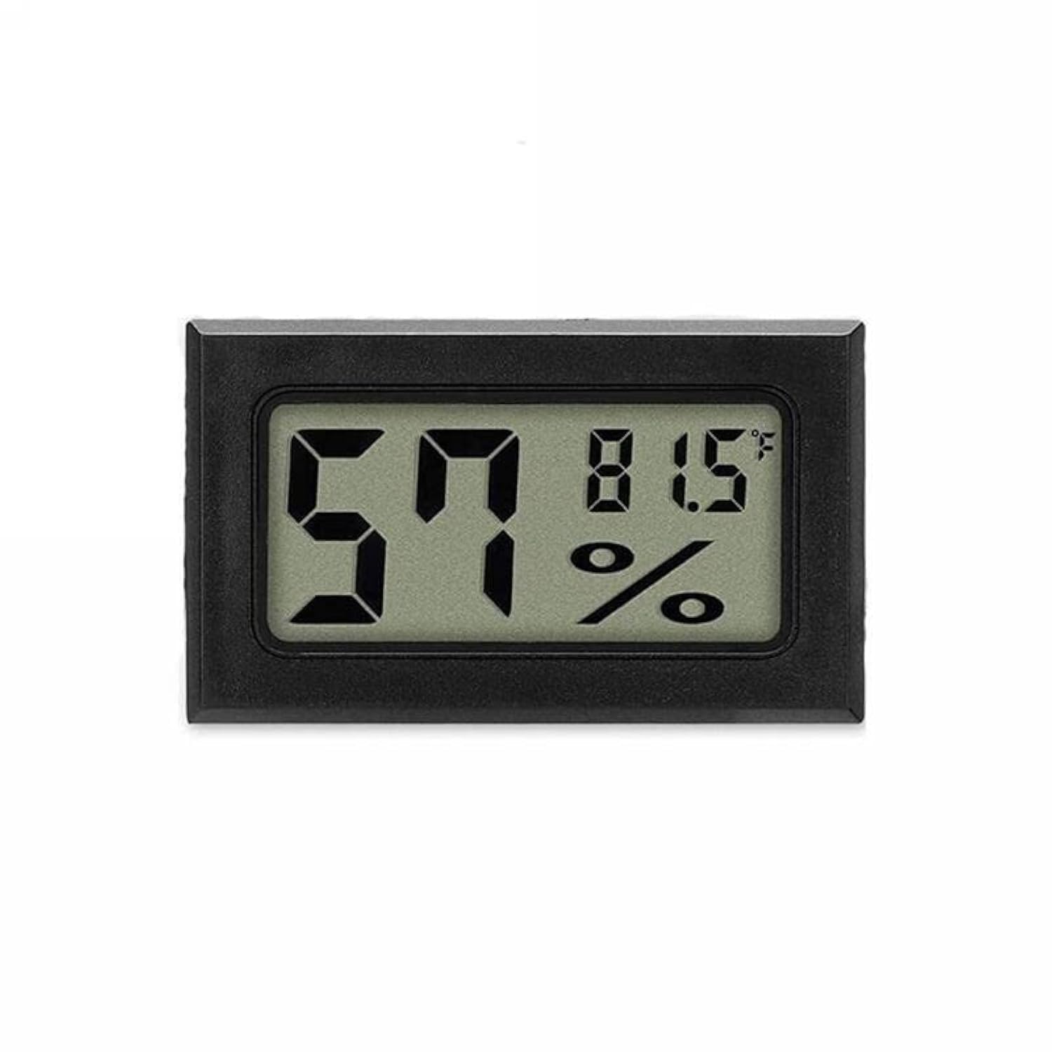 Mini Digital Thermometer and Humidity Meter, Hygrometer Without Probe, Hydrometer: Digital Temperature and Humidity Monitor for Reptile Incubator, Brooders, Garden, Greenhouse, Fridge, Experiment use