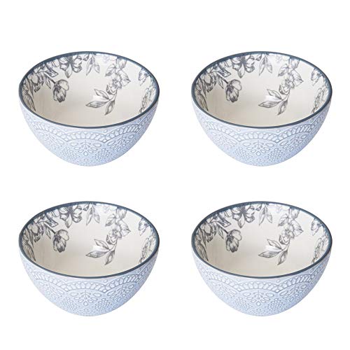 Pfaltzgraff Gabriela Gray 16-Piece Stoneware Dinnerware Set, Service for 4 - ,Gabriela Grey