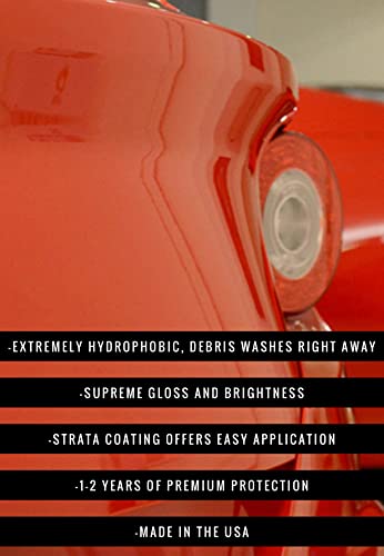 Migliore Strata Coating: High Gloss SiO2 PRO Ceramic Coating & Car Sealant │ 1-2 Years of Protection │ Apply After Car Wash Clay Bar Buffer Polisher │ Auto Marine Boat Motorcycle