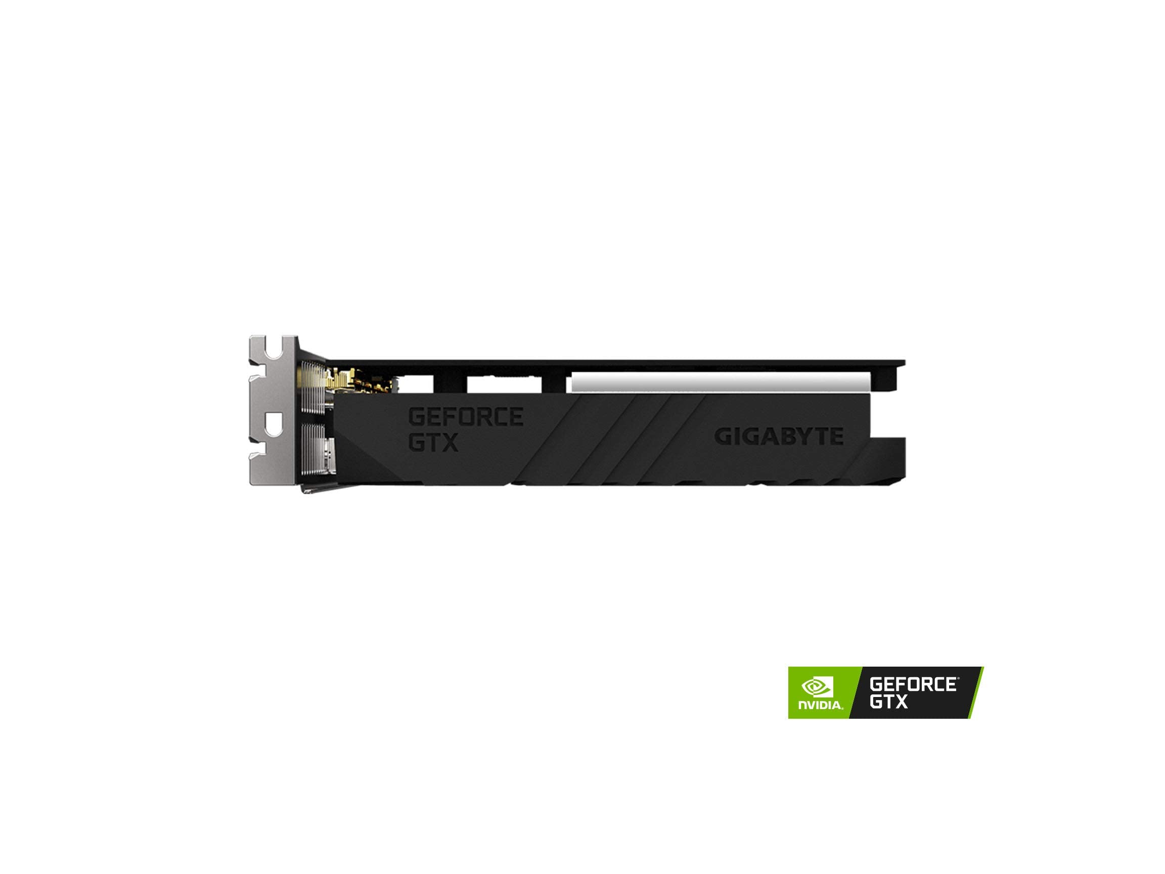 GIGABYTE GeForce GTX 1650 D6 OC Low Profile 4G Graphics Card, Low Profile Design, 4GB 128-Bit GDDR6, GV-N1656OC-4GL Video Card (Renewed)
