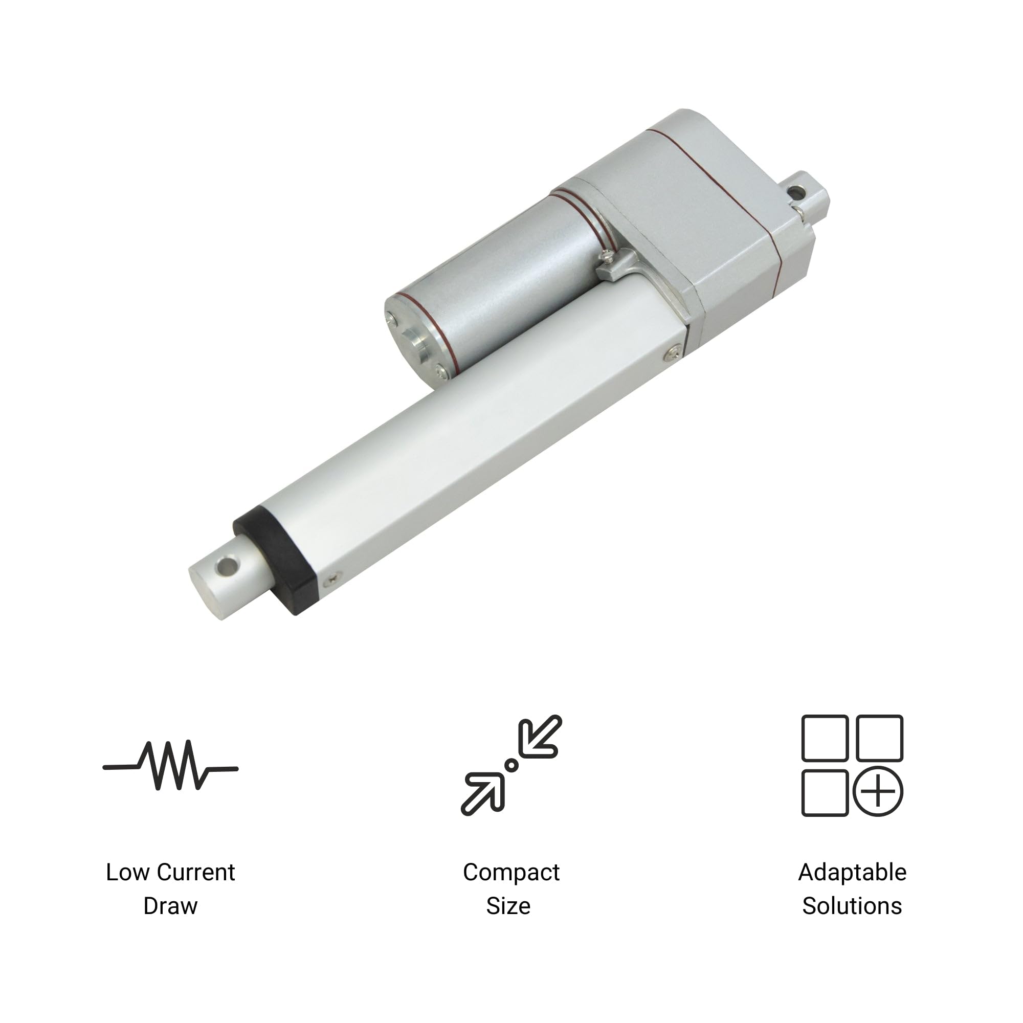 Progressive Automations 12V Potentiometer Feedback Mini Linear Electric Actuator: 4", 35 lbs, Innovative Compact Design, Versatile Capabilities for Home General Automation, Automotive, Manufacturing