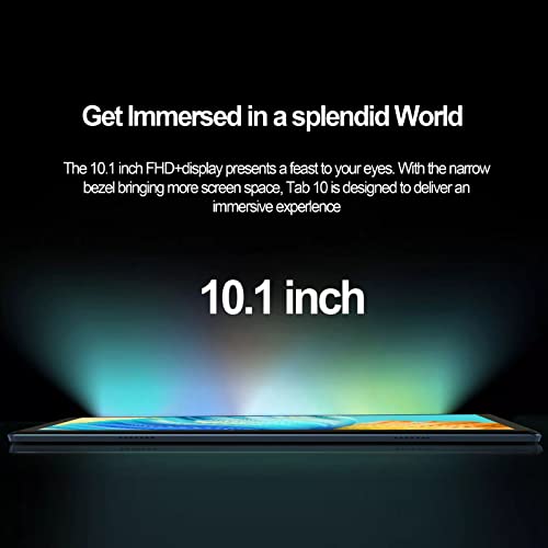 Blue Tablet, 4G LTE 10.1 Inch Tablet 10.1 Inch 100240V Octa Core for Work US Plug