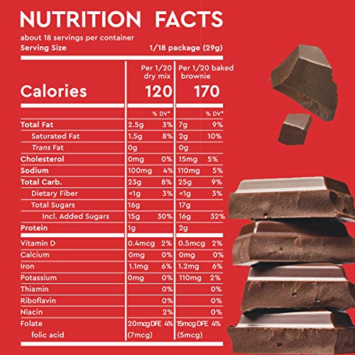 Duncan Hines Brownie Mix, Dark Chocolate, 18.2 oz