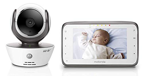 Motorola MBP854CONNECT Dual Mode Baby Monitor with 4.3-Inch LCD Parent Monitor and Wi-Fi Internet Viewing, 720p