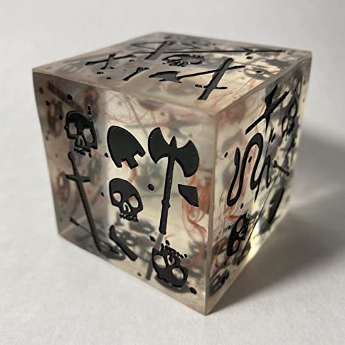 Massive Gelatinous Cube 51mm Die / Dice / Mini by Severed Books