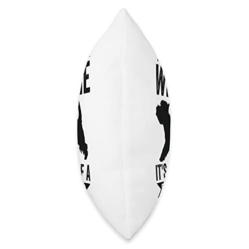 Funny Westie Gift for Men & Women It's A Smart People's Dog Anyway-Westie Throw Pillow, 18x18, Multicolor