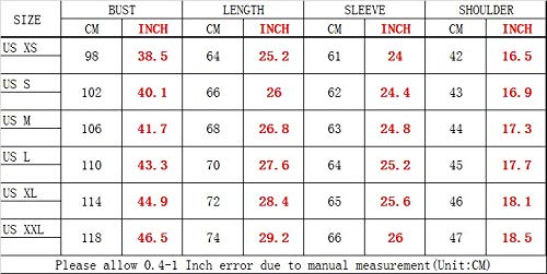 GURUNVANI Casual Hoodie Long Sleeve Hooded Jacket Color Block Pullover (White, Small)