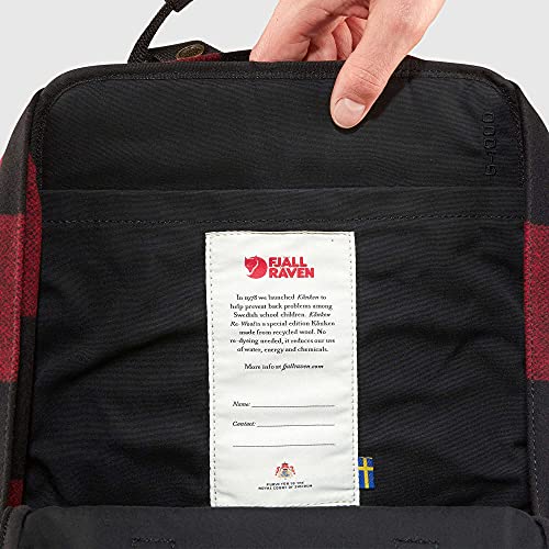 Fjällräven Kånken Re-Wool Red/Black One Size