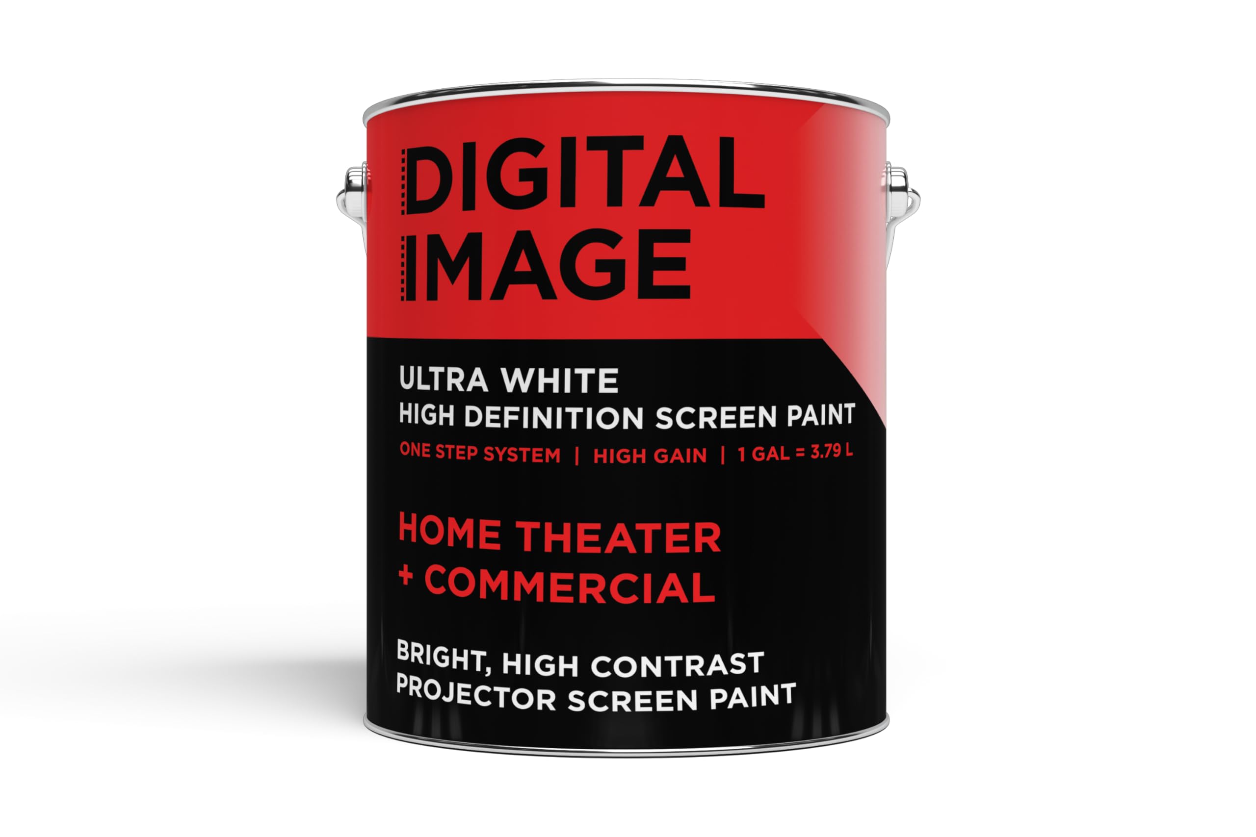 Projector Screen Paint - High Definition, 4K/8K, Ultra White - Gallon