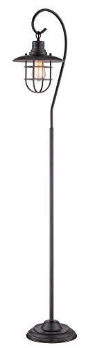 Lite Source Floor Lamps Ls-81456D/Brz Lanterna Ii Floor Lamp, Dark Bronze 58.5" x 9" x 13"