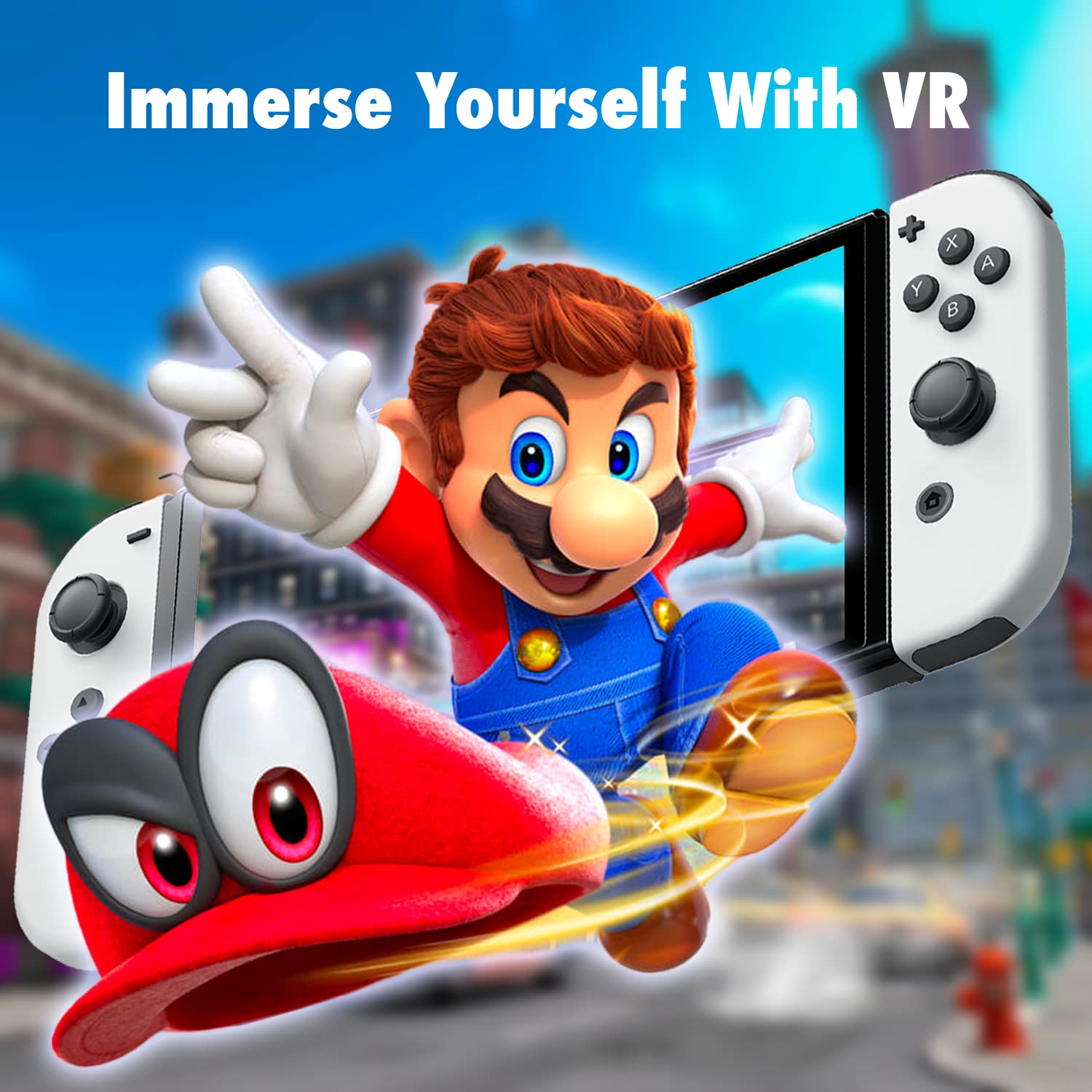 Orzly Gaming Headset & VR Headset for Nintendo Switch