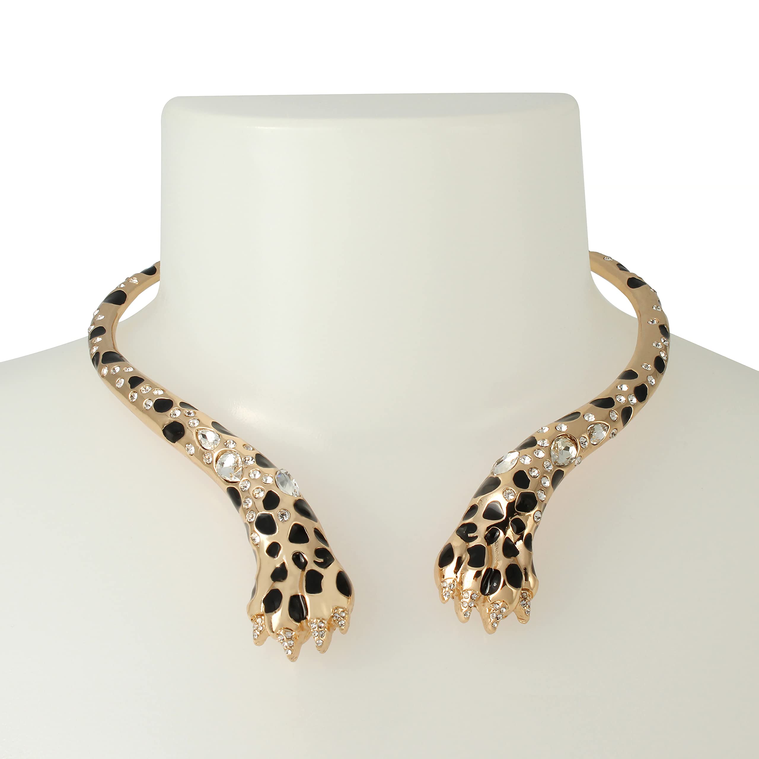 Betsey Johnson Leopard Claw Collar Necklace