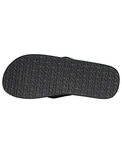 Billabong Men's All Day Theme Flip Flops, Black Charcoal 18, 6.5