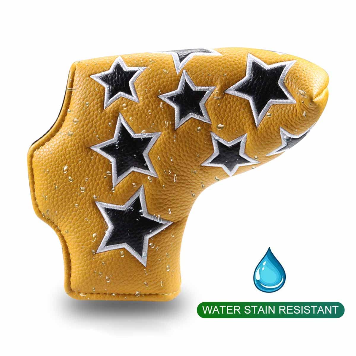 Blade Putter Cover, GLOOF Magnetic Putter Cover Star Pattern Putter Headcover for Odyssey Scotty Cameron Taylormade Golf Club Head Covers