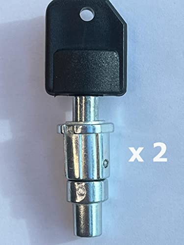Locks & Keys Classic Gumball Machine - Vending Machines Top Lid Tubular Key Lock for Capsule, Candy, Gumball Vending Machine. Gumball Machine Lock and Key 1/4" Thread (2pc - Key Y4)…