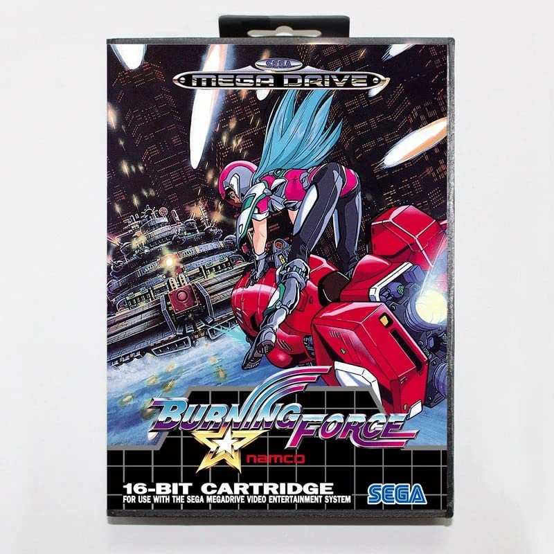 Burning Force With Retail Box 16 Bit MD Game Card For Sega Megadrive Genesis Video Game Console ( US EU SHELL )
