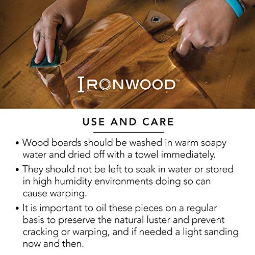 Ironwood Gourmet End Grain Union Stock Yard Professional Chopping Butcher Block, Brown, 14 x 20 x 2.75"