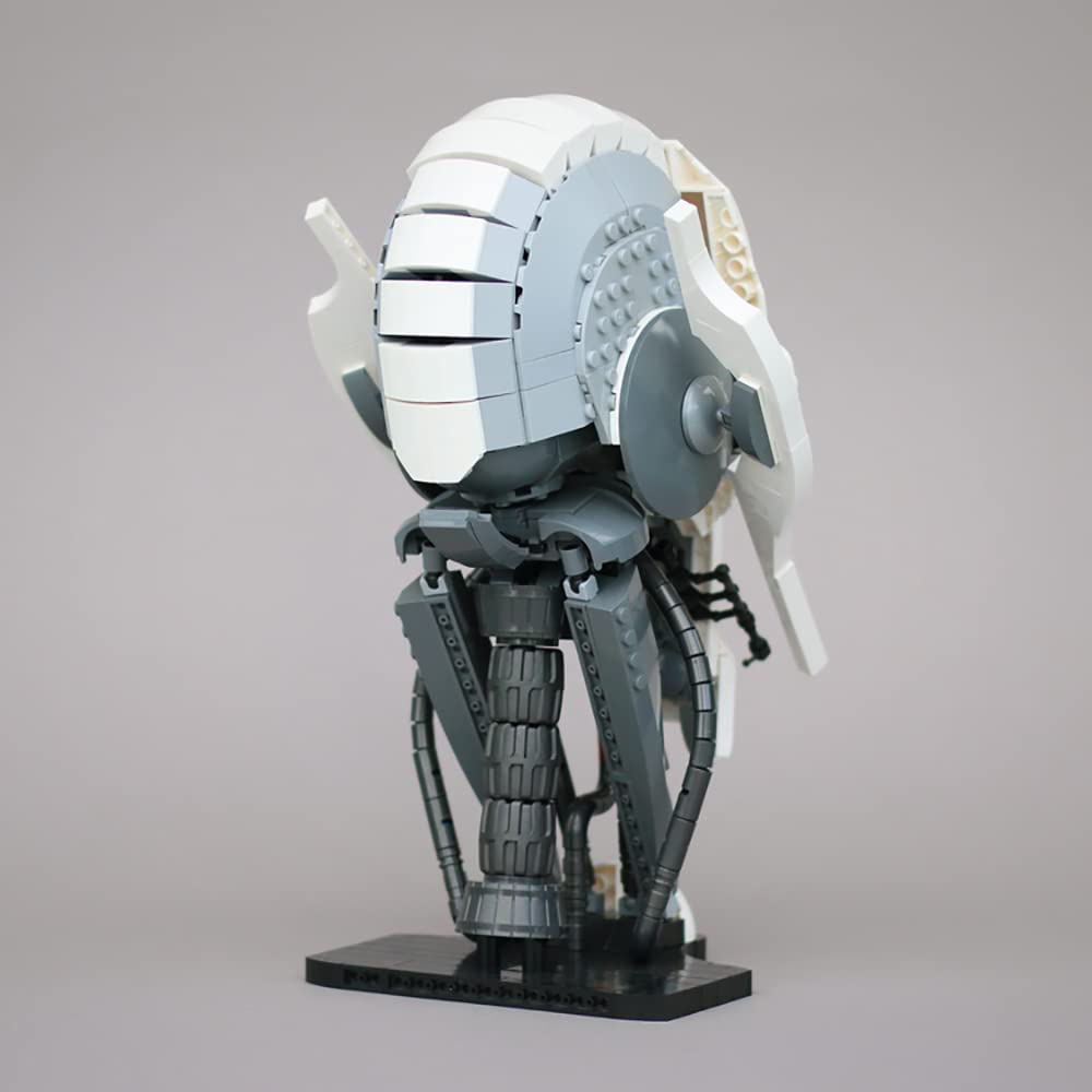 MOCBUILDING Easter Basket Stuffers, Room Decor, Easter Gifts for Kids, General Grievous Helmet Model Blocks Toys for Boys 5-7/Adult Brithday Easter Gifts for Kids 8-12 694pcs