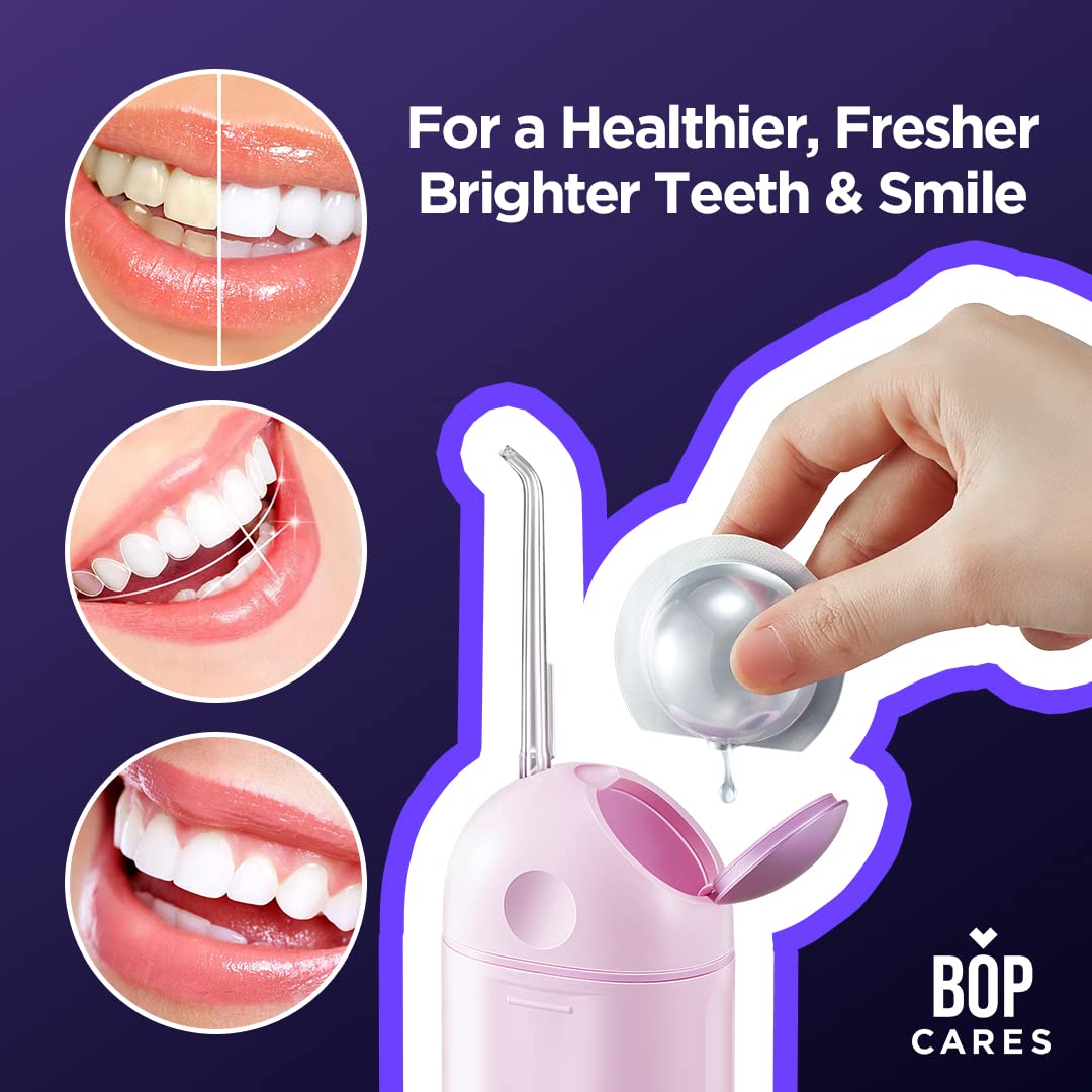 BOP Whitening Water Flosser Refill Essence(15PCS),Best Partner of Water Flosser,Suitable for All Models